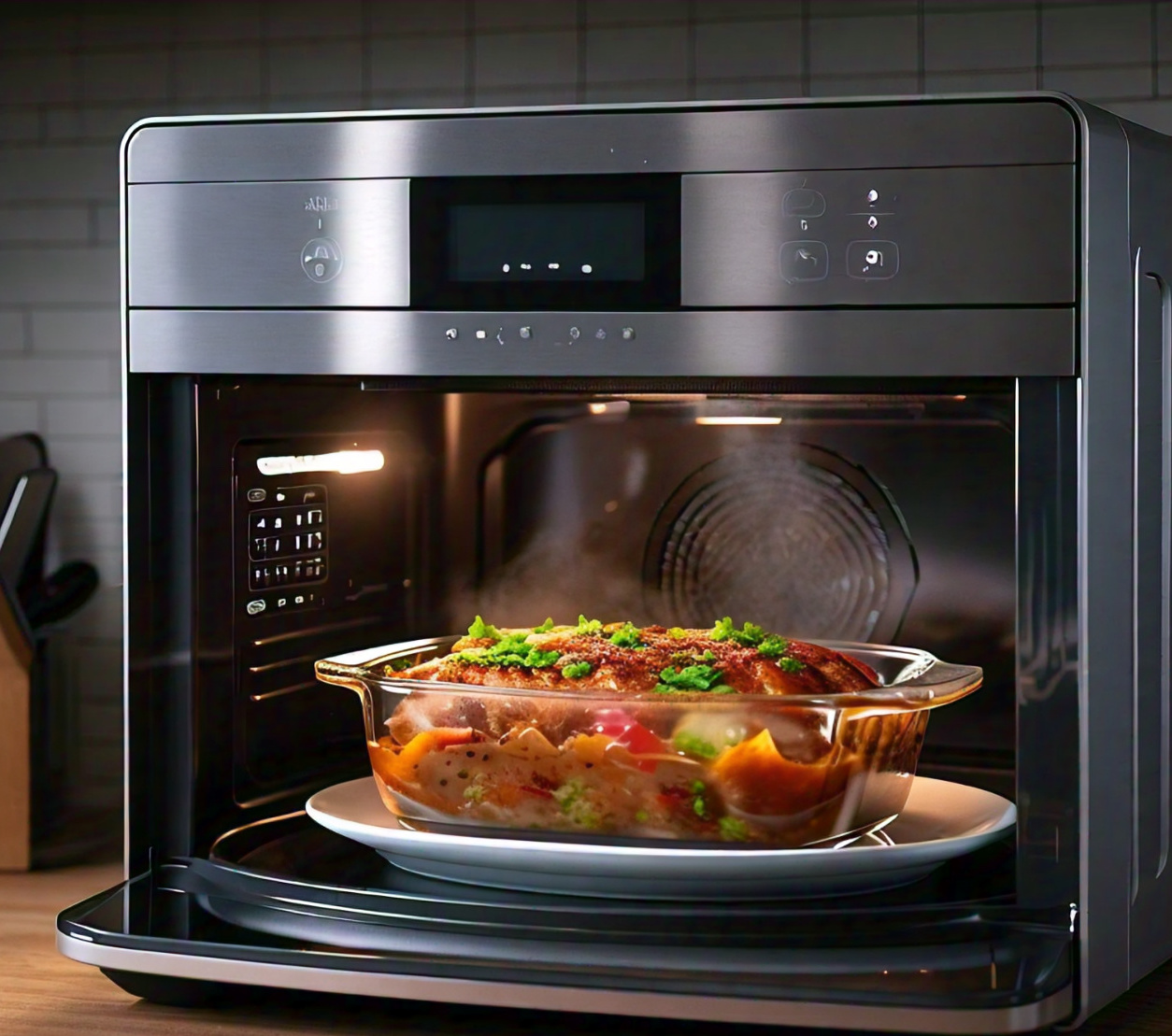 On Its Highest Power Setting A Microwave Oven Can Increase The ...
