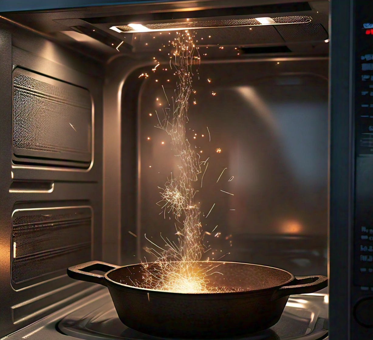Can You Microwave Cast Iron? (Read this before microwaving)