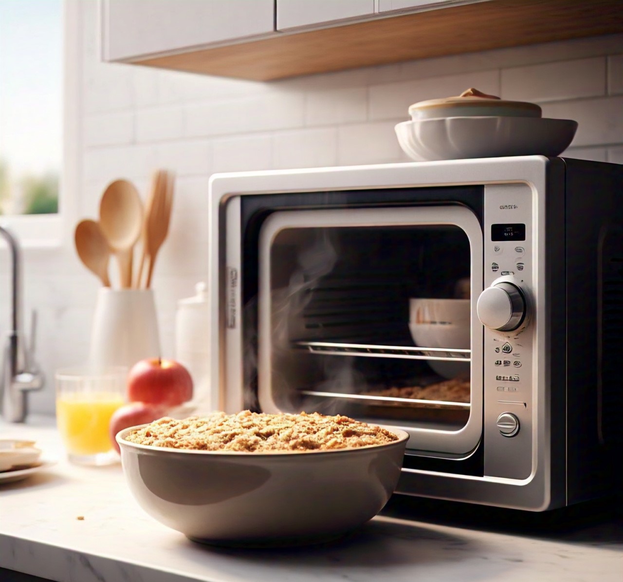 Microwave Apple Crisp Recipe- 5 Variations, Tips, Tools, FAQs & More