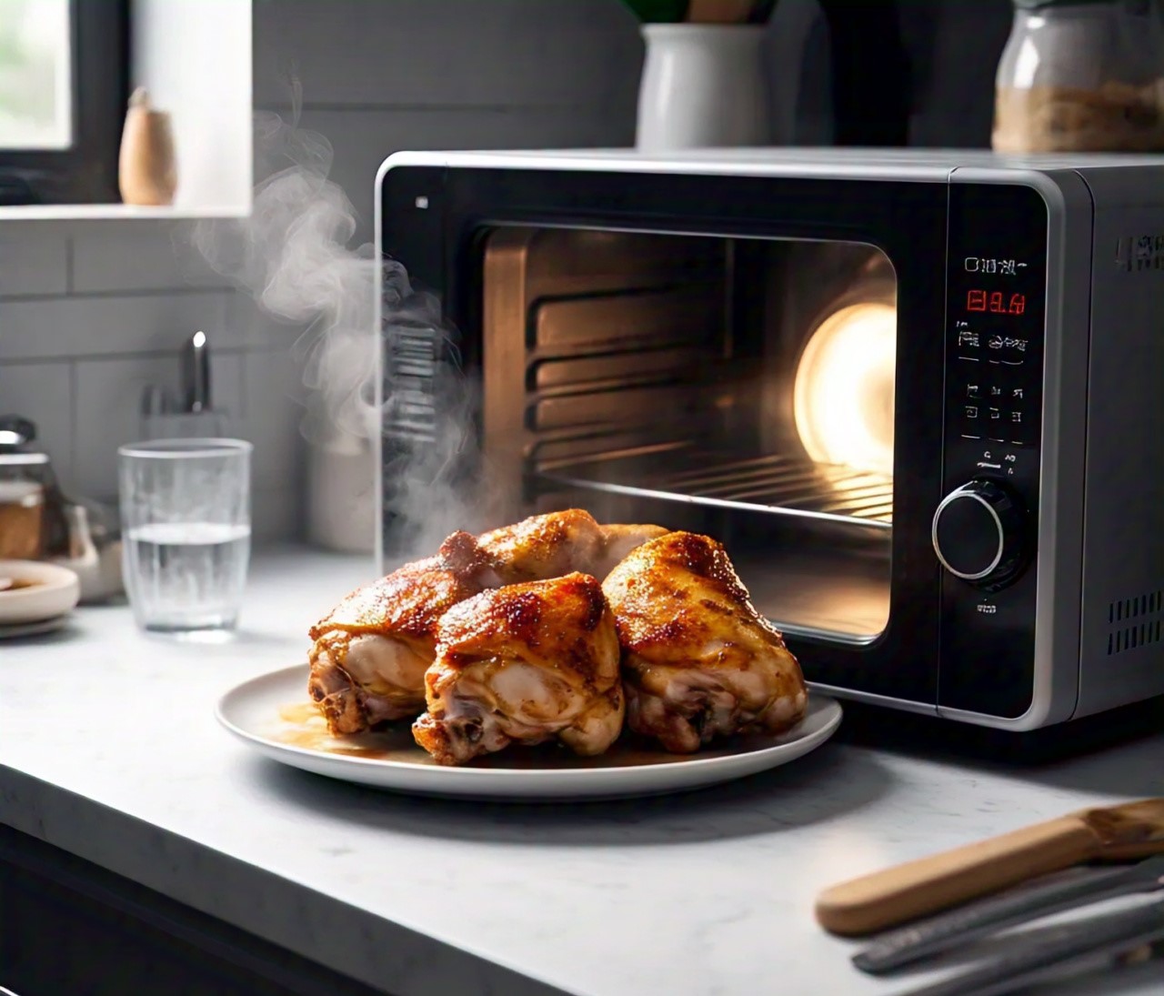 Microwave Chicken Thighs Recipe - 5 Variations, Tips, Tools, FAQs & More
